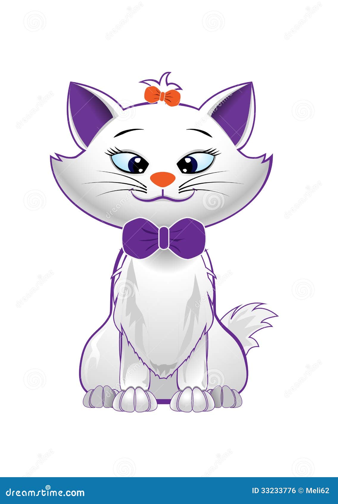 Kitty Vector Illustration | CartoonDealer.com #33233776