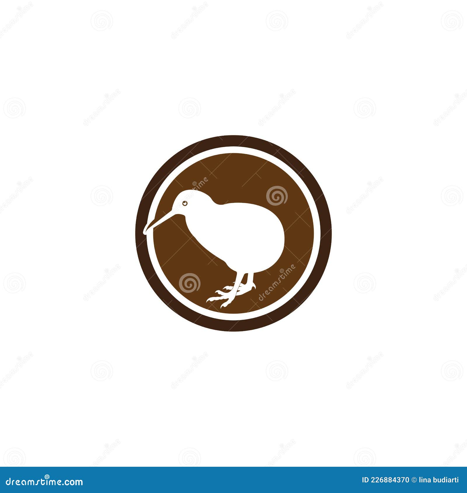 KIWI BIRD ICON stock vector. Illustration of island - 226884370