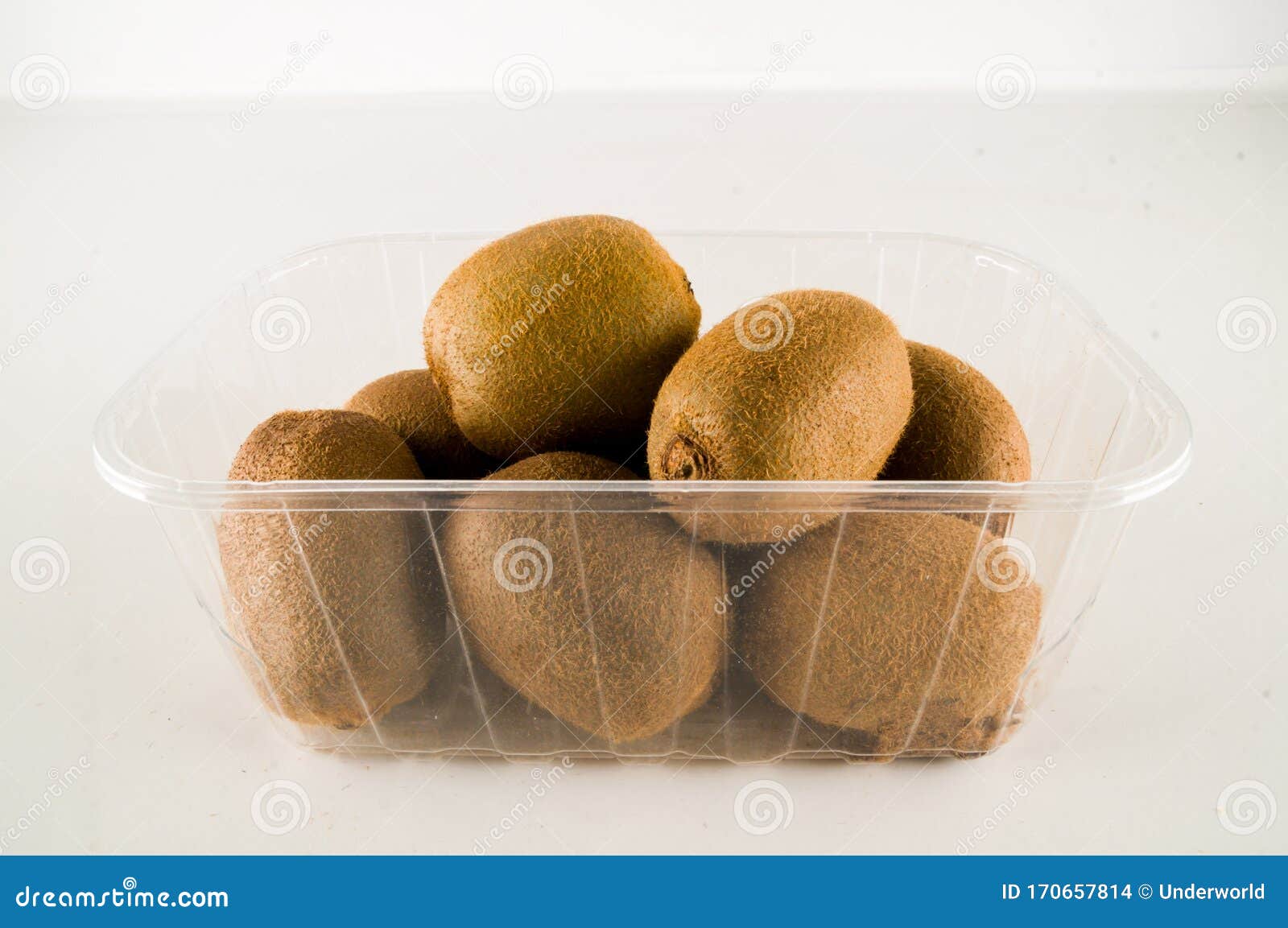Kiwi in a box isolated stock photo. Image of ingredient - 170657814
