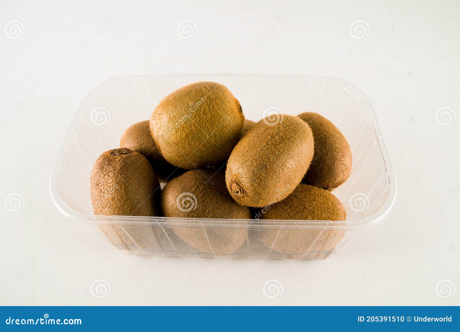 Kiwi in a box isolated stock photo. Image of horizontal - 205391510