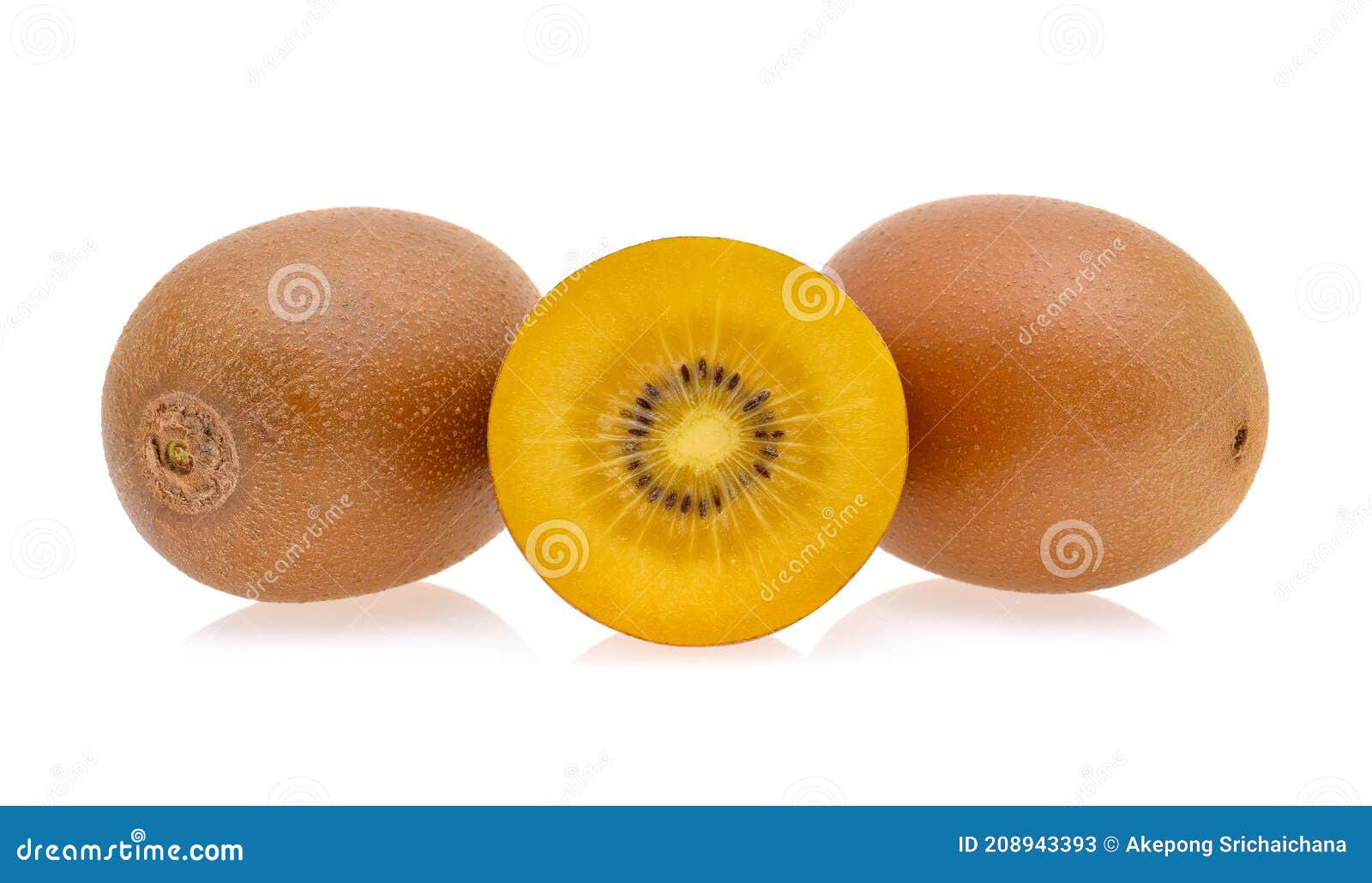 Kiwi Dourado Isolado Em Fundo Branco Imagem de Stock - Imagem de alimento, bagageira: 208943393