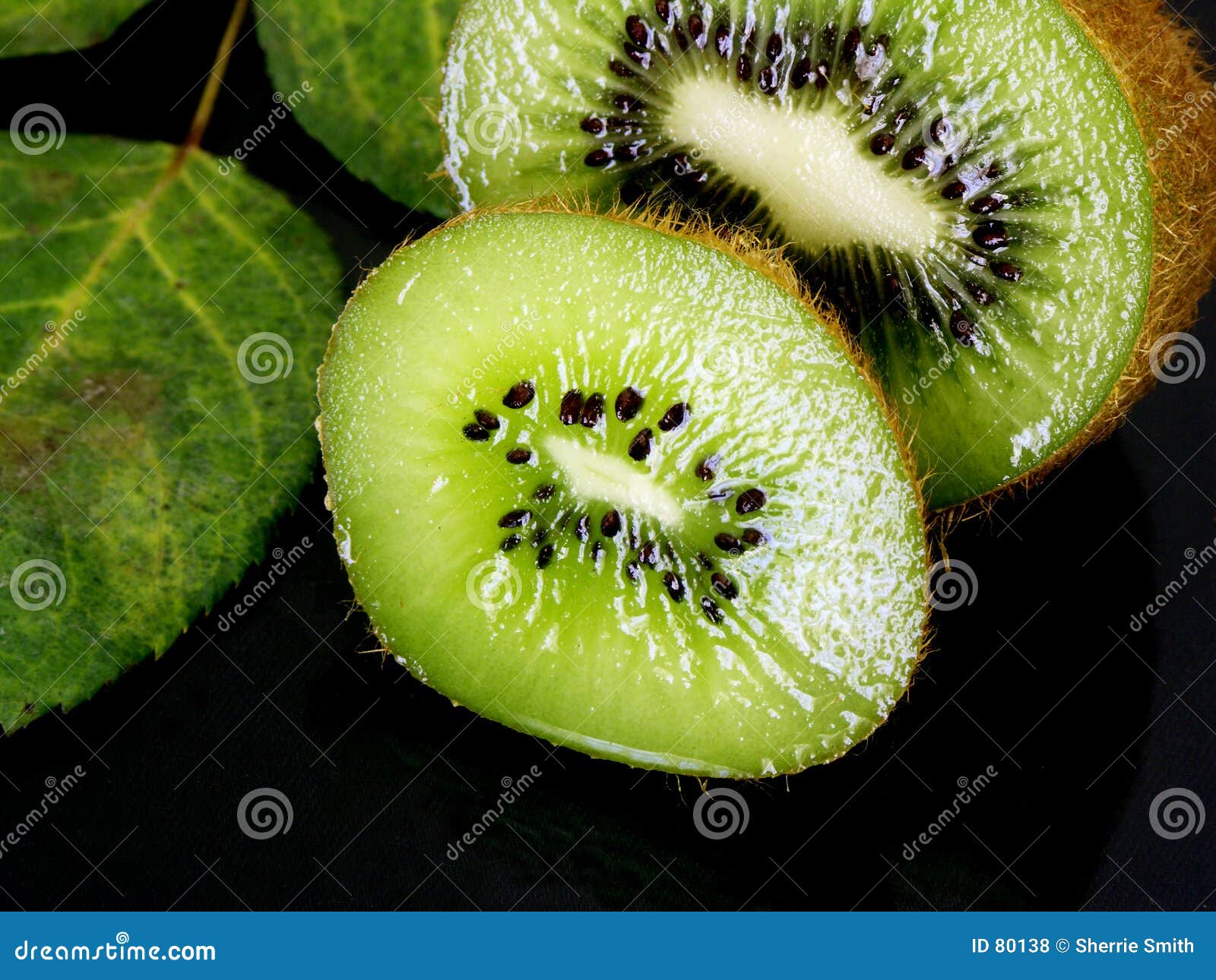 Kiwi fruit stock photo. Image of food, soft, leaves, small - 80138