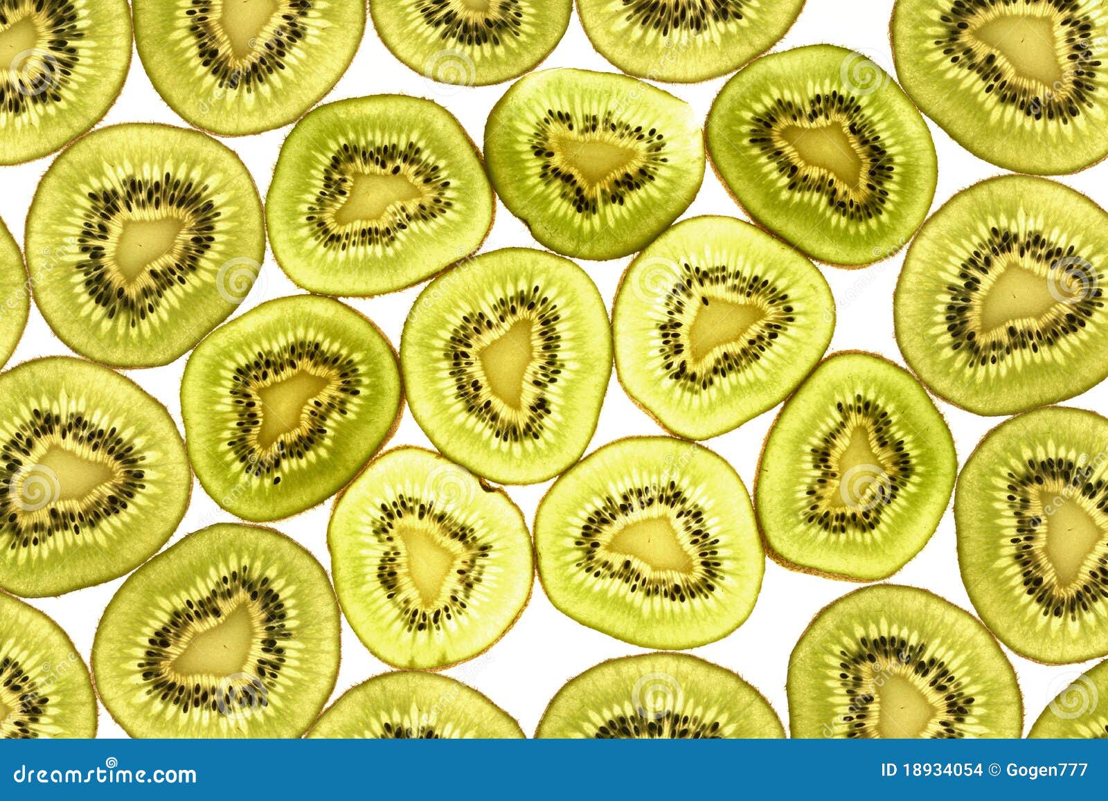 Kiwi fruit pattern. stock photo. Image of natural, seeds - 18934054
