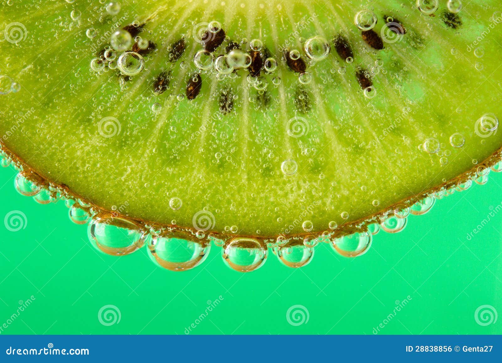 Kiwi green stock photo. Image of summer, bubbles, macro - 28838856