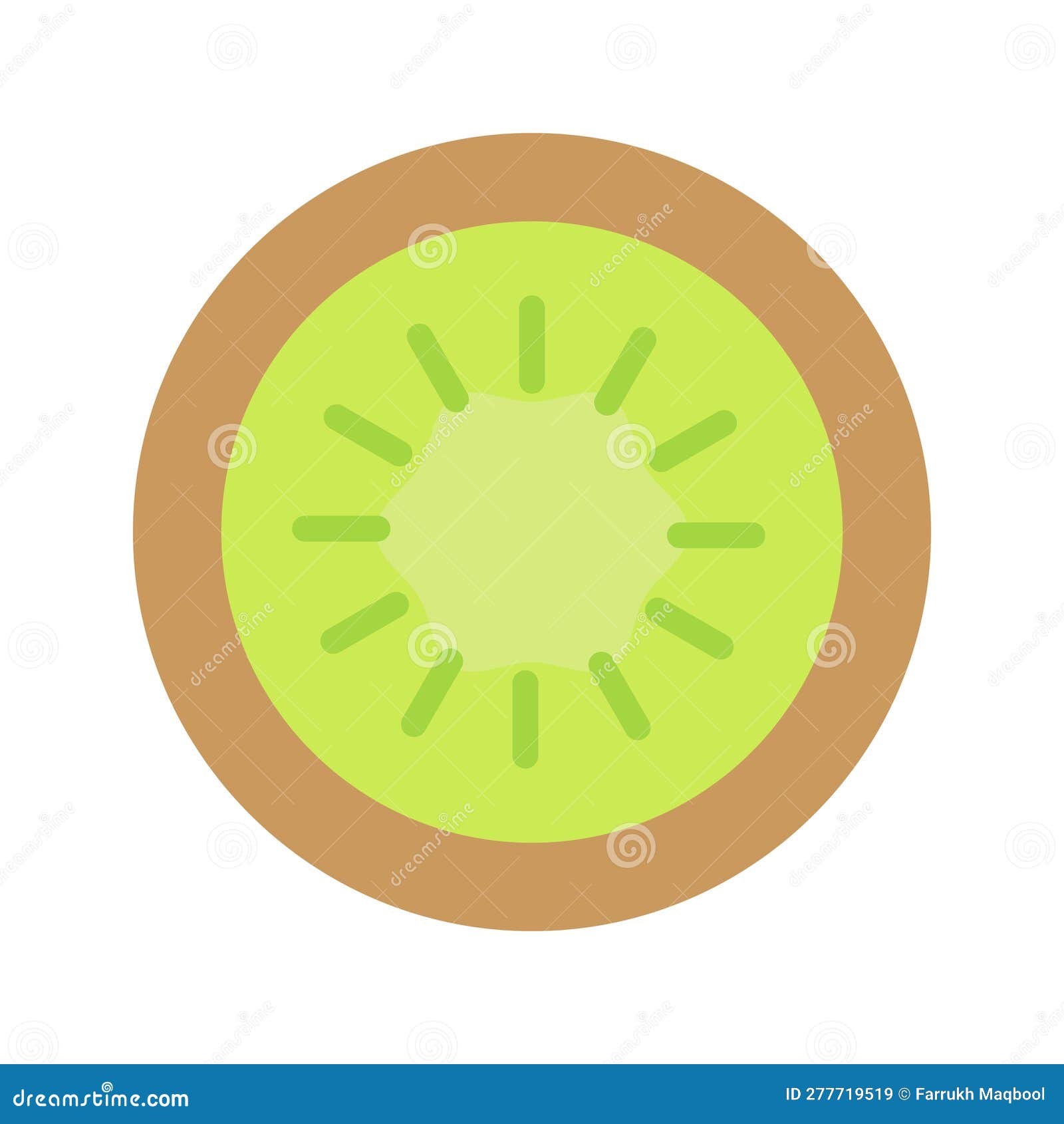 Kiwi icon vector image. stock vector. Illustration of isolated - 277719519