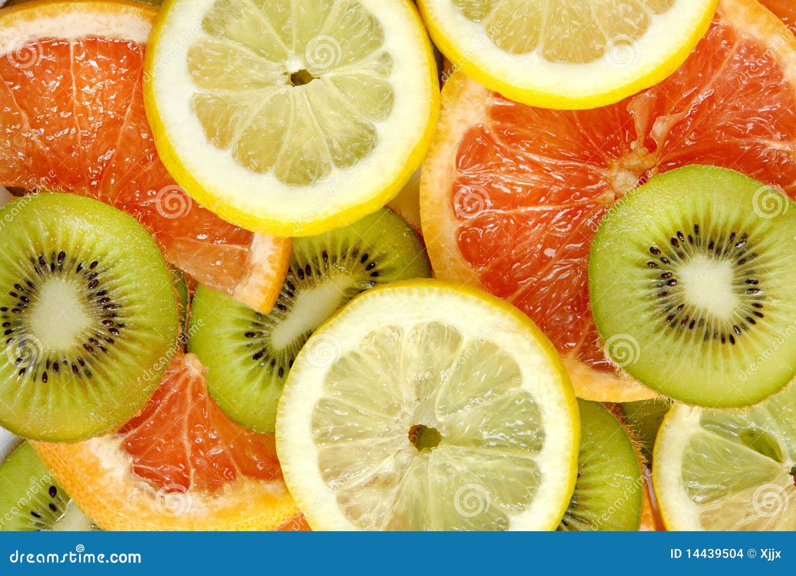 Kiwi, Lemon and Grapefruit Mix Background Stock Photo - Image of diet ...