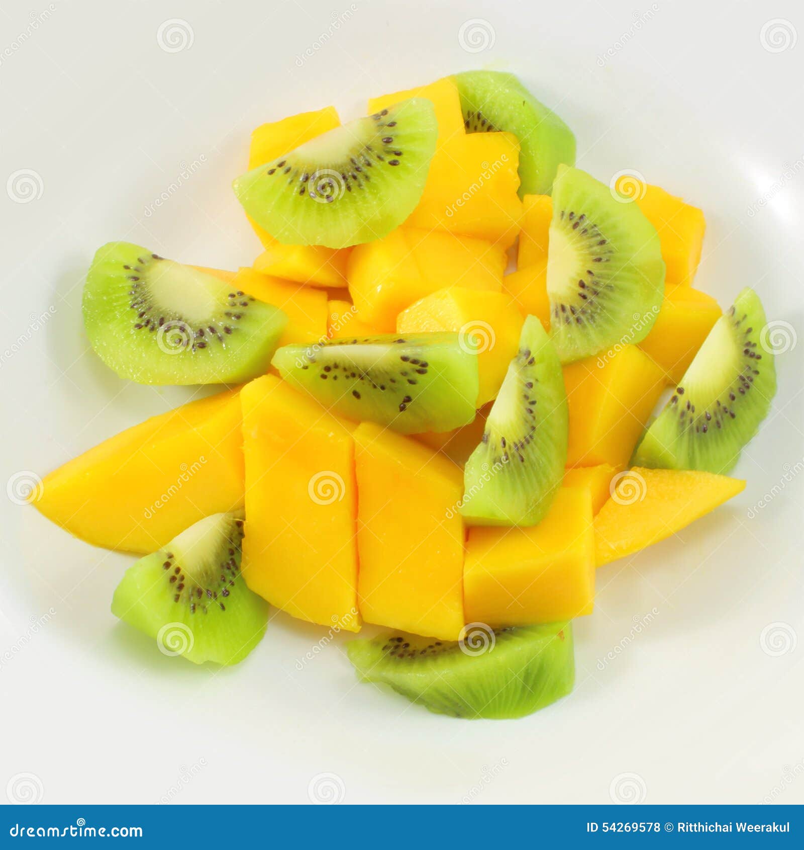 Kiwi And Mango Royalty-Free Stock Image | CartoonDealer.com #54269578