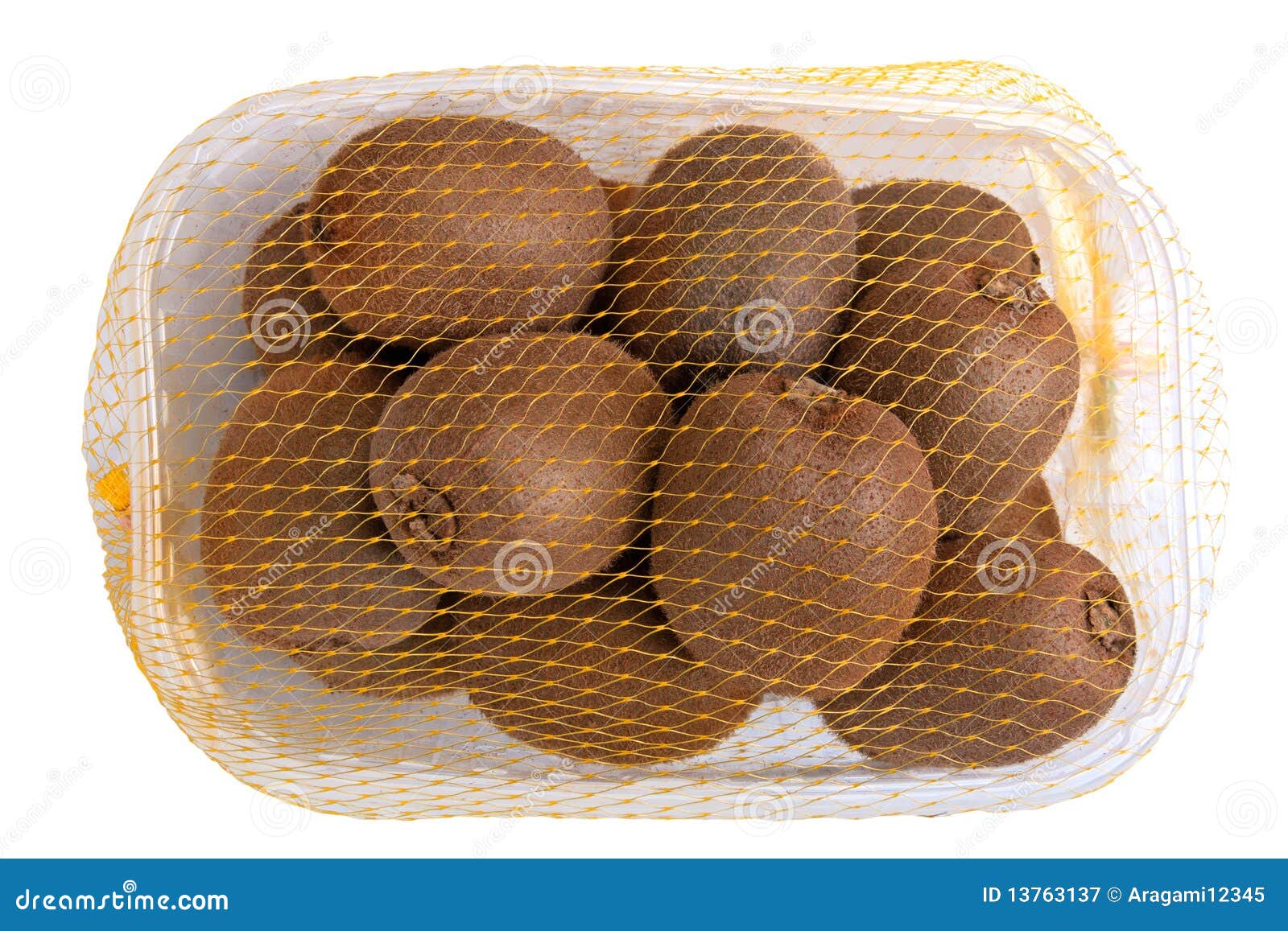 Kiwi in plastic box stock image. Image of macro, natural - 13763137
