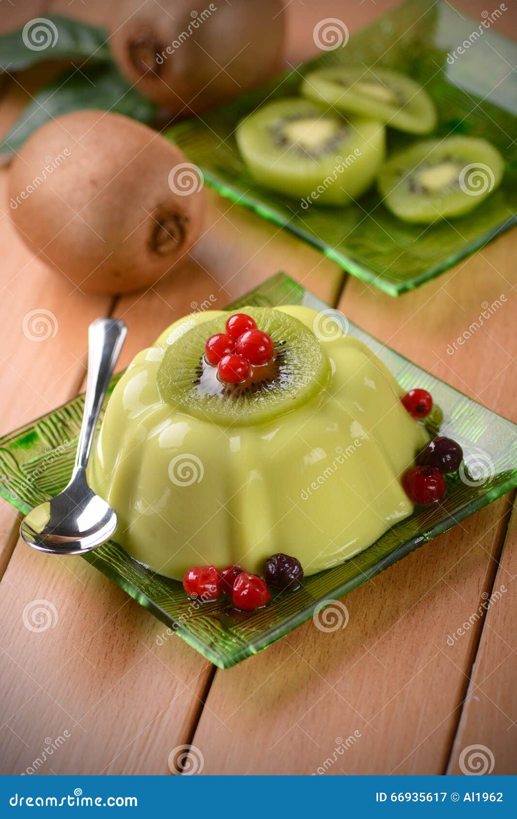Kiwi pudding with currants stock image. Image of vegetarian - 66935617