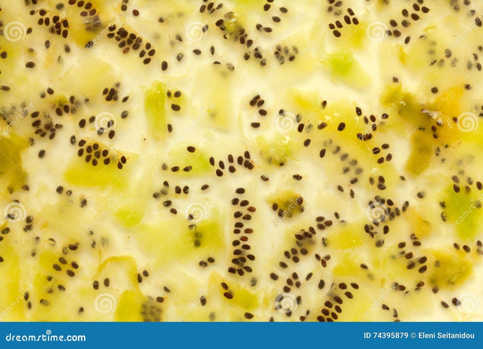 Kiwi seeds stock image. Image of medicine, closeup, mineral - 74395879