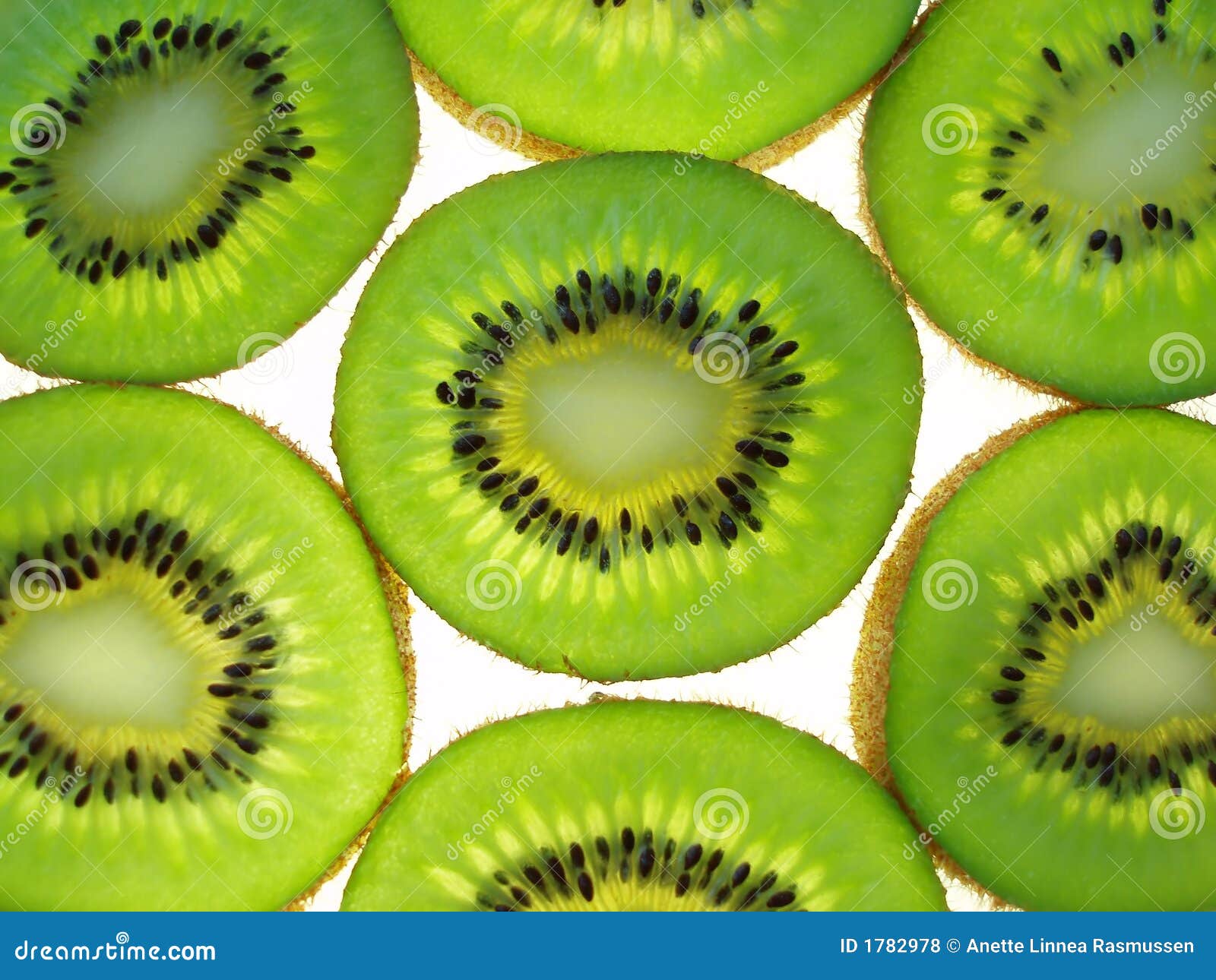 Kiwi slices stock photo. Image of green, kiwi, fruit, pattern - 1782978