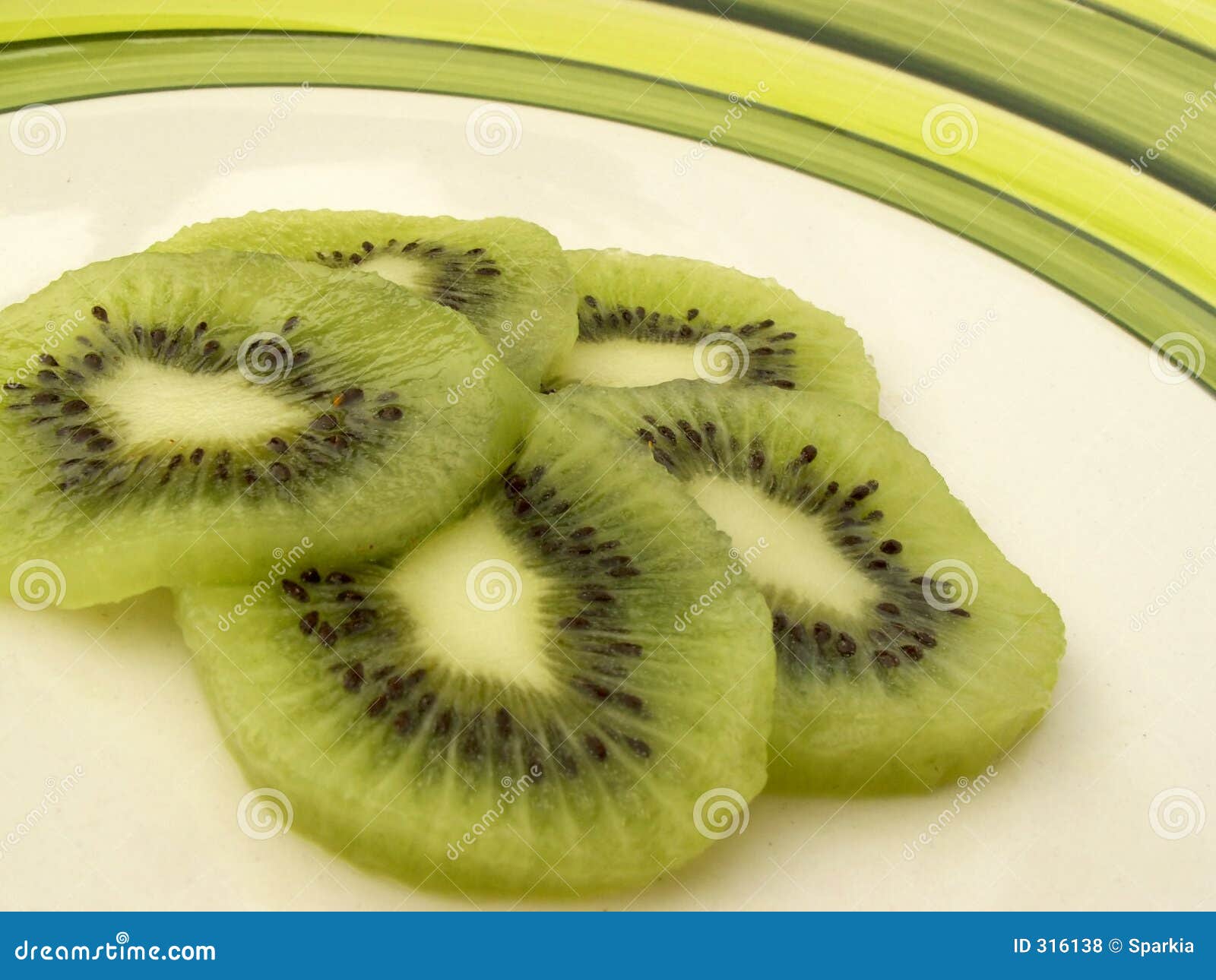 Kiwi slices stock photo. Image of nutritious, serving, organic - 316138