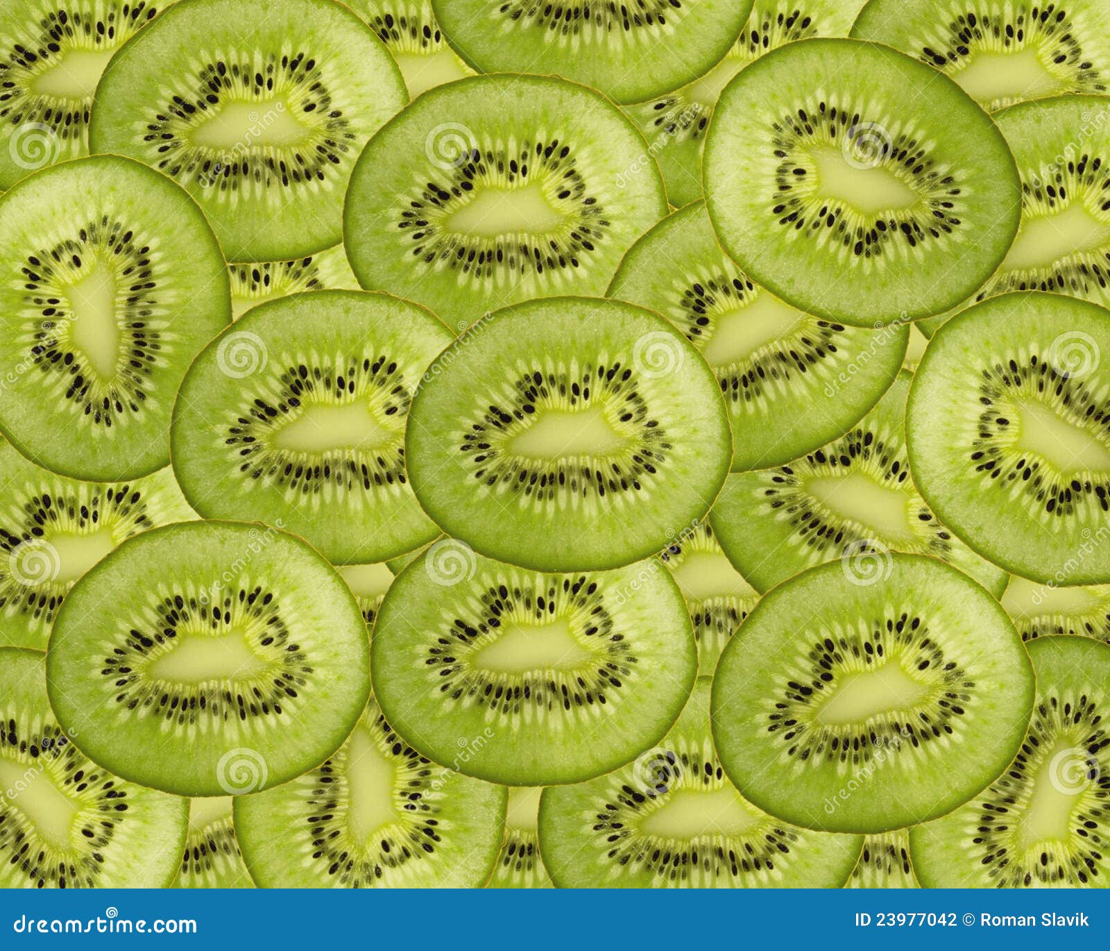 Kiwi Slices Background, Texture Stock Photo - Image of dessert, fuzz: 23977042