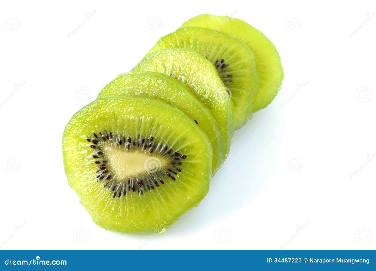 Kiwi slices stock photo. Image of fresh, diet, nourishing - 34487220