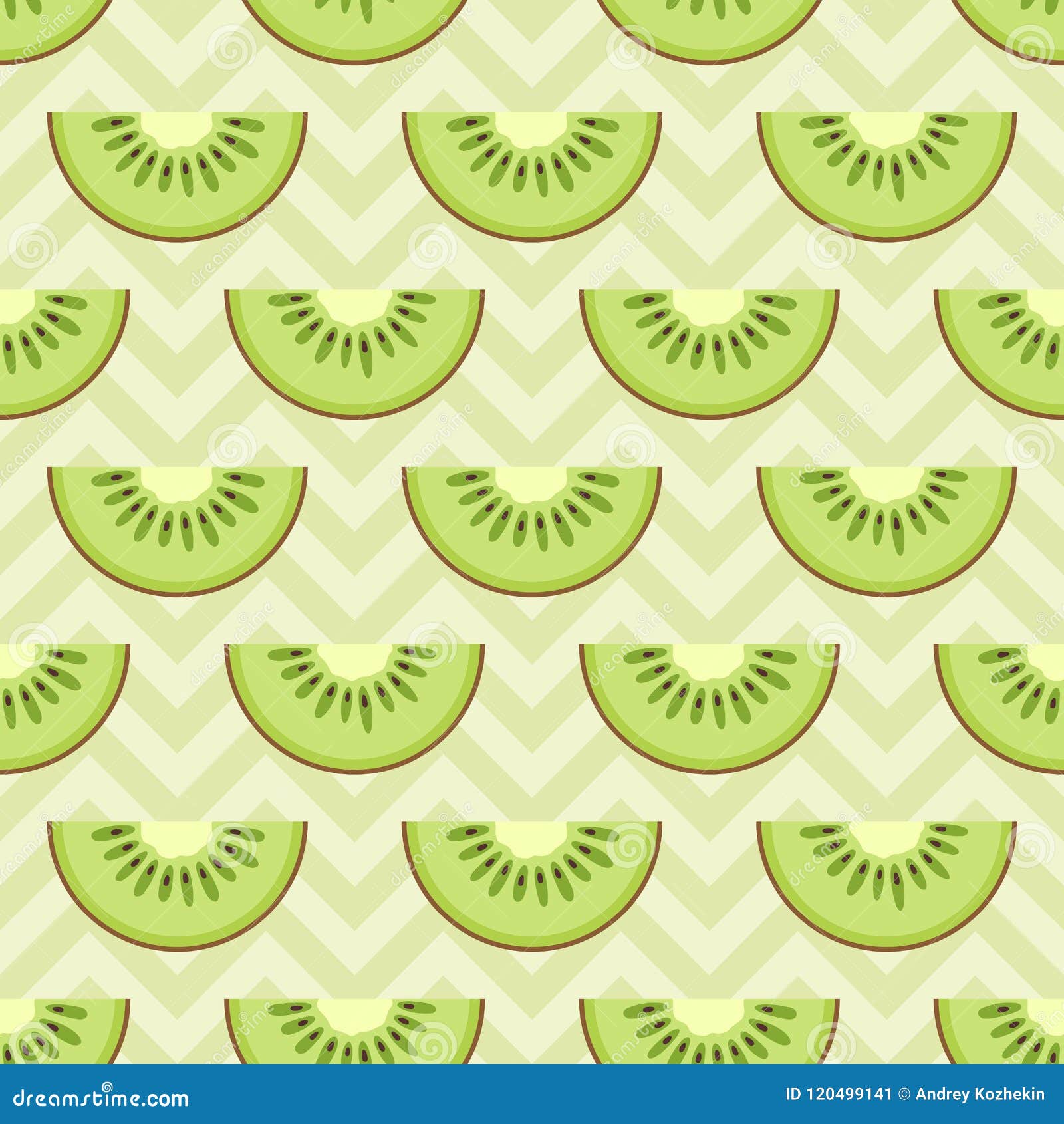 Kiwi Slices Seamless Pattern. Stock Illustration - Illustration of ... Kiwi Slices Seamless Pattern. Stock Illustration - Illustration of ...