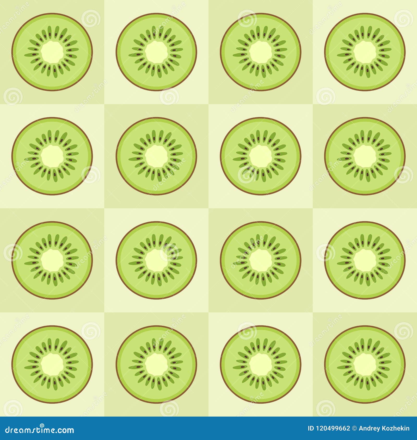 Kiwi Slices Seamless Pattern. Stock Illustration - Illustration of ... Kiwi Slices Seamless Pattern. Stock Illustration - Illustration of ...