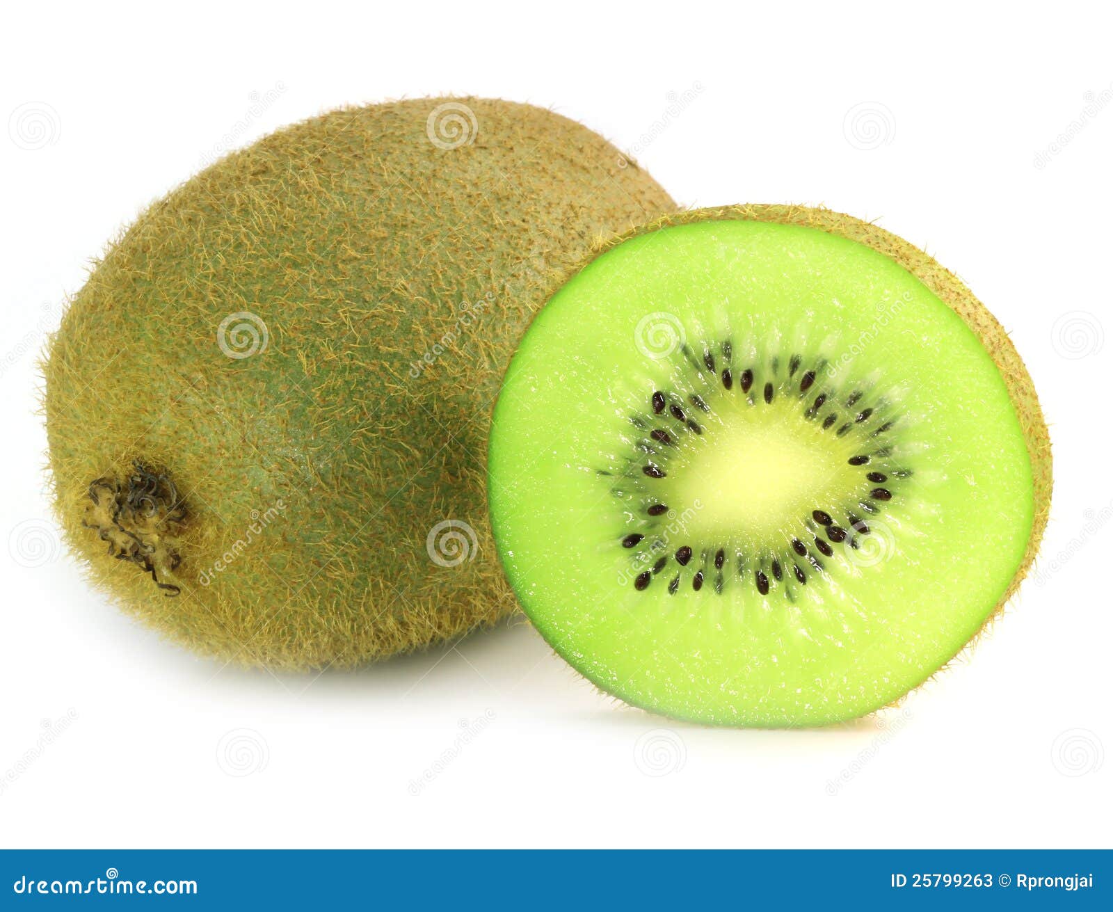 Kiwifrucht getrennt stockbild. Bild von essen, nahaufnahme - 25799263