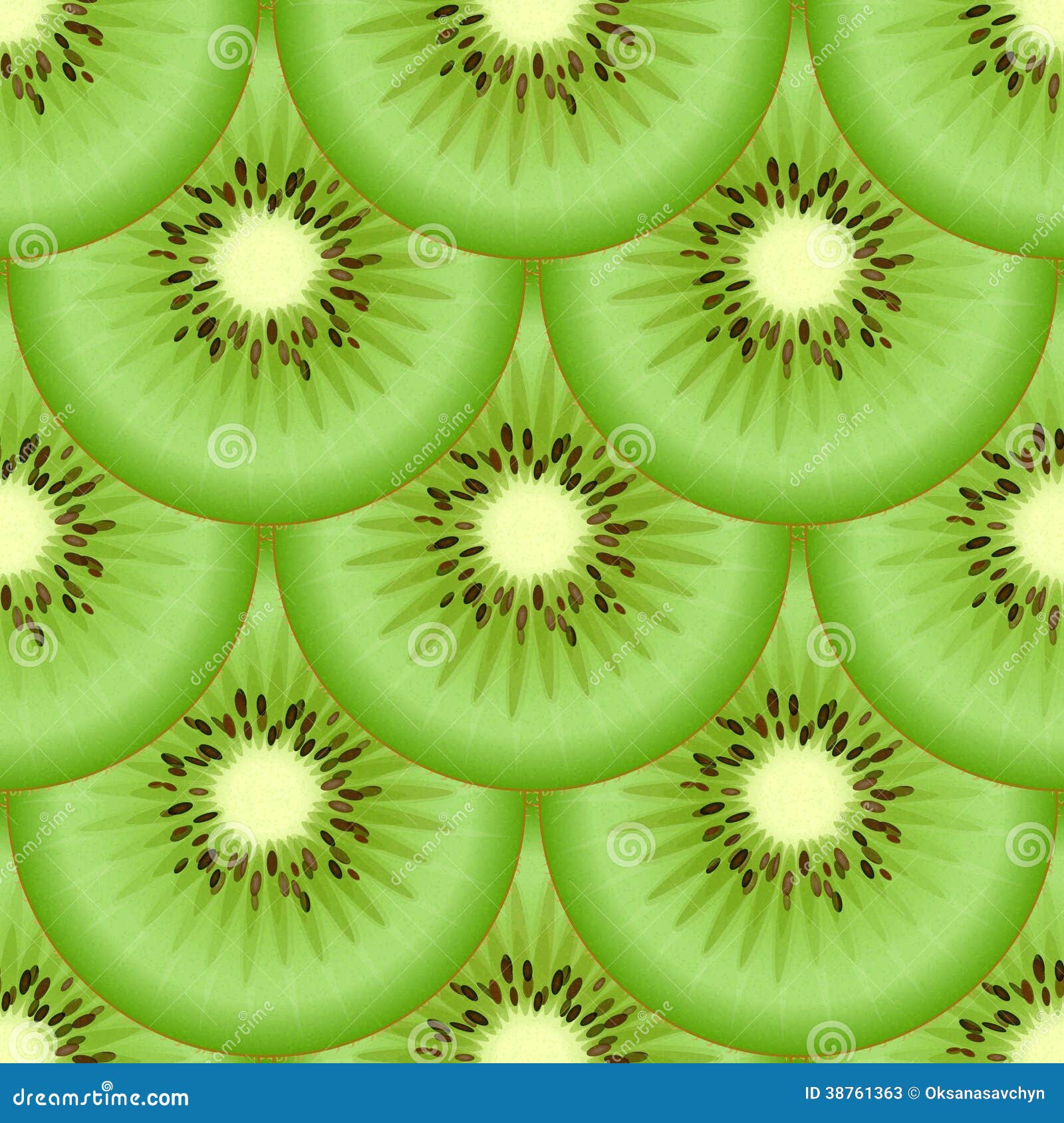 Kiwis Fruit Seamless Texture Stock Vector - Illustration of leaf, fruit ...