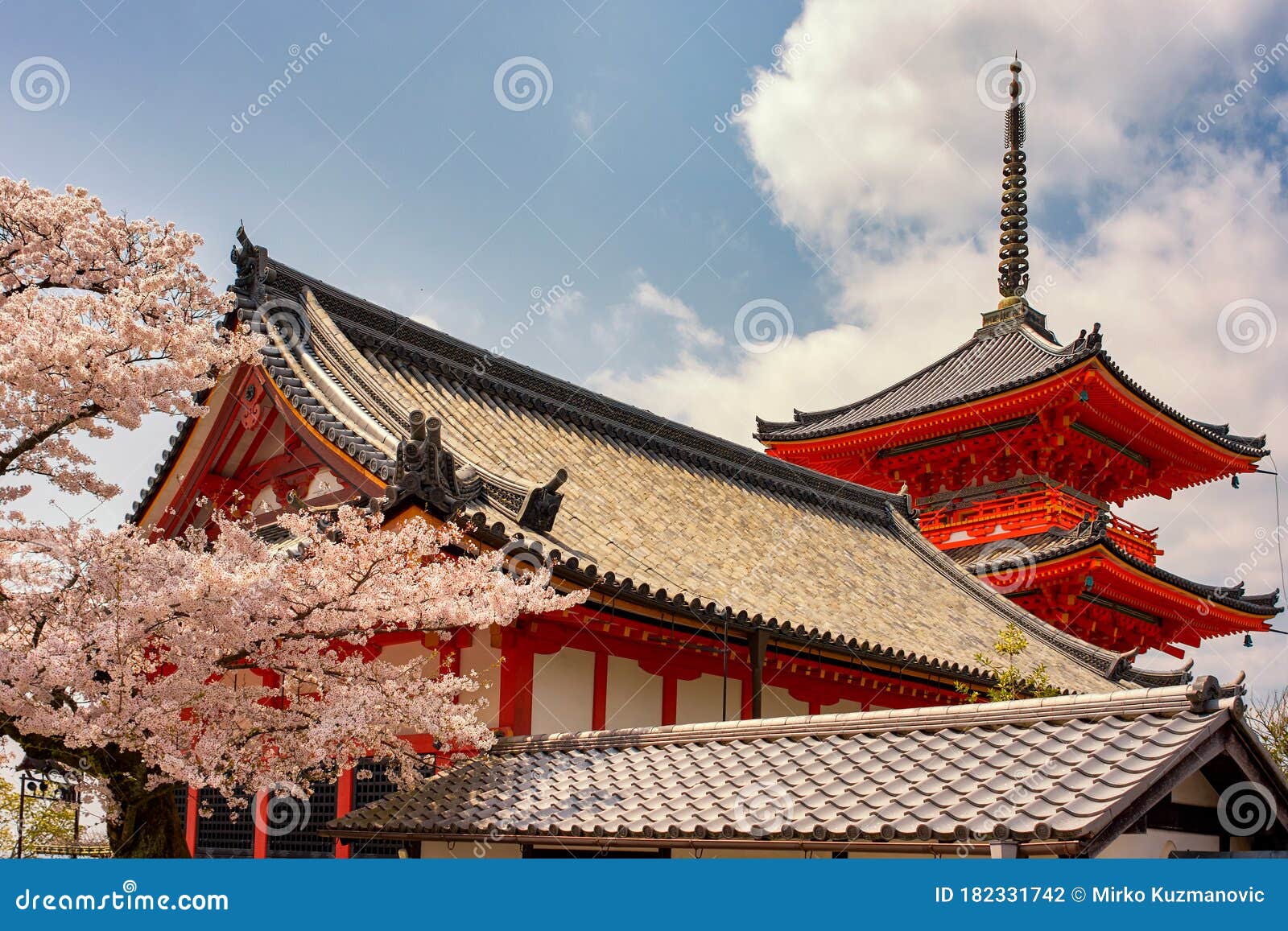 Kiyomizu-dera Buddhist Temple in Kyoto during Cherry Blossom Sakura ... Kiyomizu-dera Buddhist Temple in Kyoto during Cherry Blossom Sakura ...