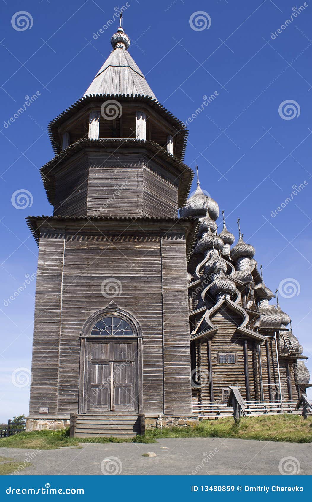 Kizhi, Russia. the Bell Tower Stock Image - Image of christianity ...