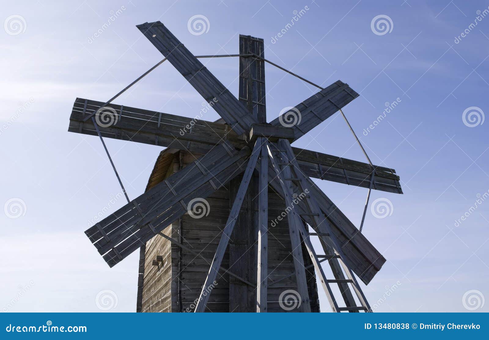 Kizhi, Russia. Windmill (1928) Stock Photo - Image of timber, structure ...