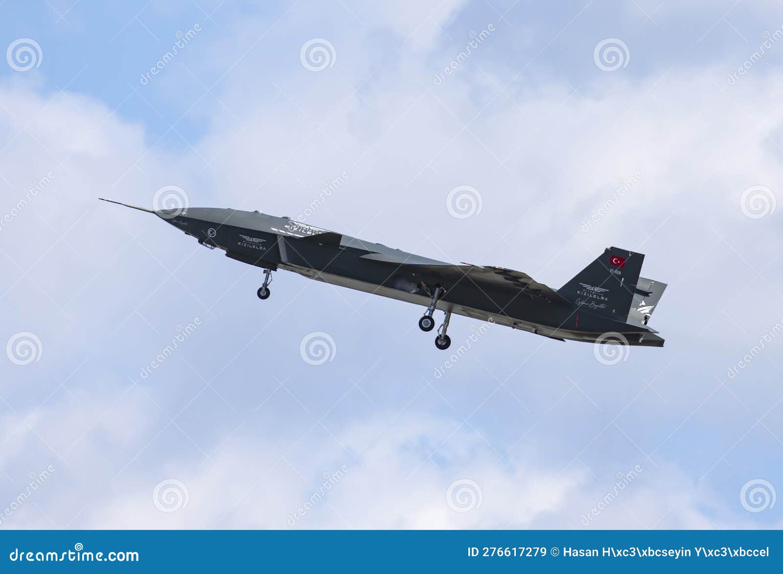 KIZILELMA Turkish Unmanned Fighter Jet during Flight at Teknofest 2023 ... KIZILELMA Turkish Unmanned Fighter Jet during Flight at Teknofest 2023 ...