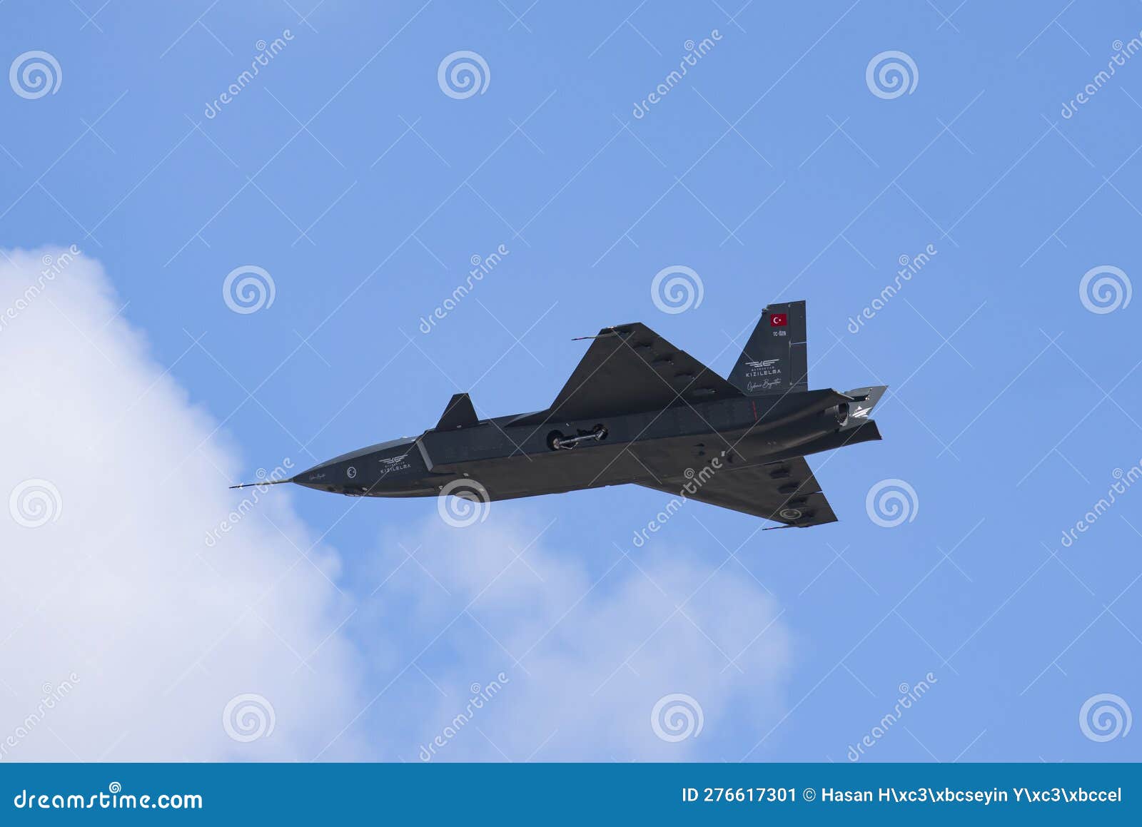 KIZILELMA Turkish Unmanned Fighter Jet during Flight at Teknofest 2023 ... KIZILELMA Turkish Unmanned Fighter Jet during Flight at Teknofest 2023 ...