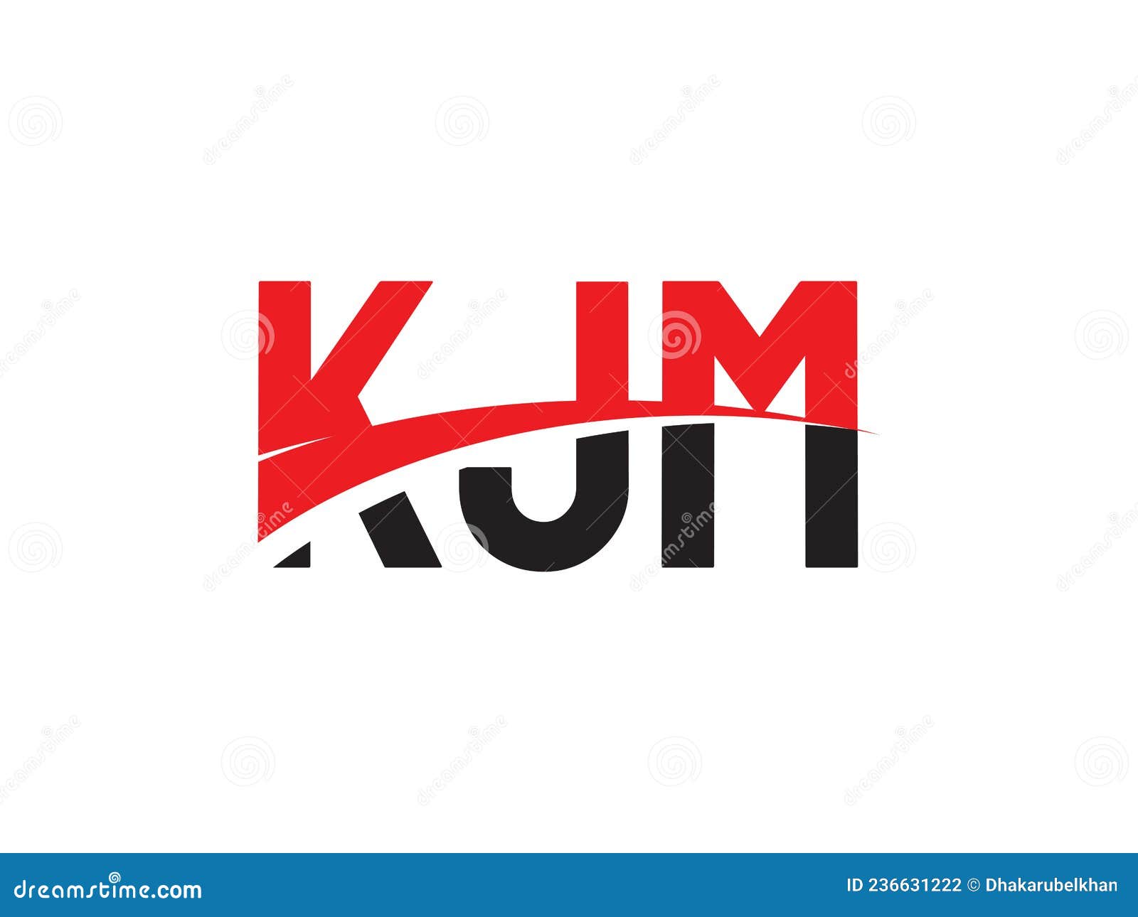 KJM Letter Initial Logo Design Vector Illustration Stock Vector ...