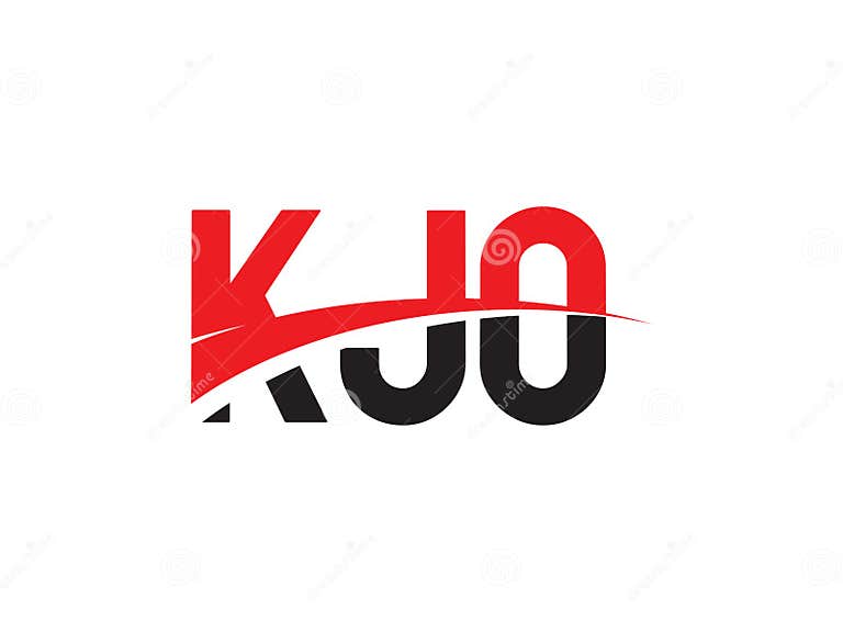 KJO Letter Initial Logo Design Vector Illustration Stock Vector ...
