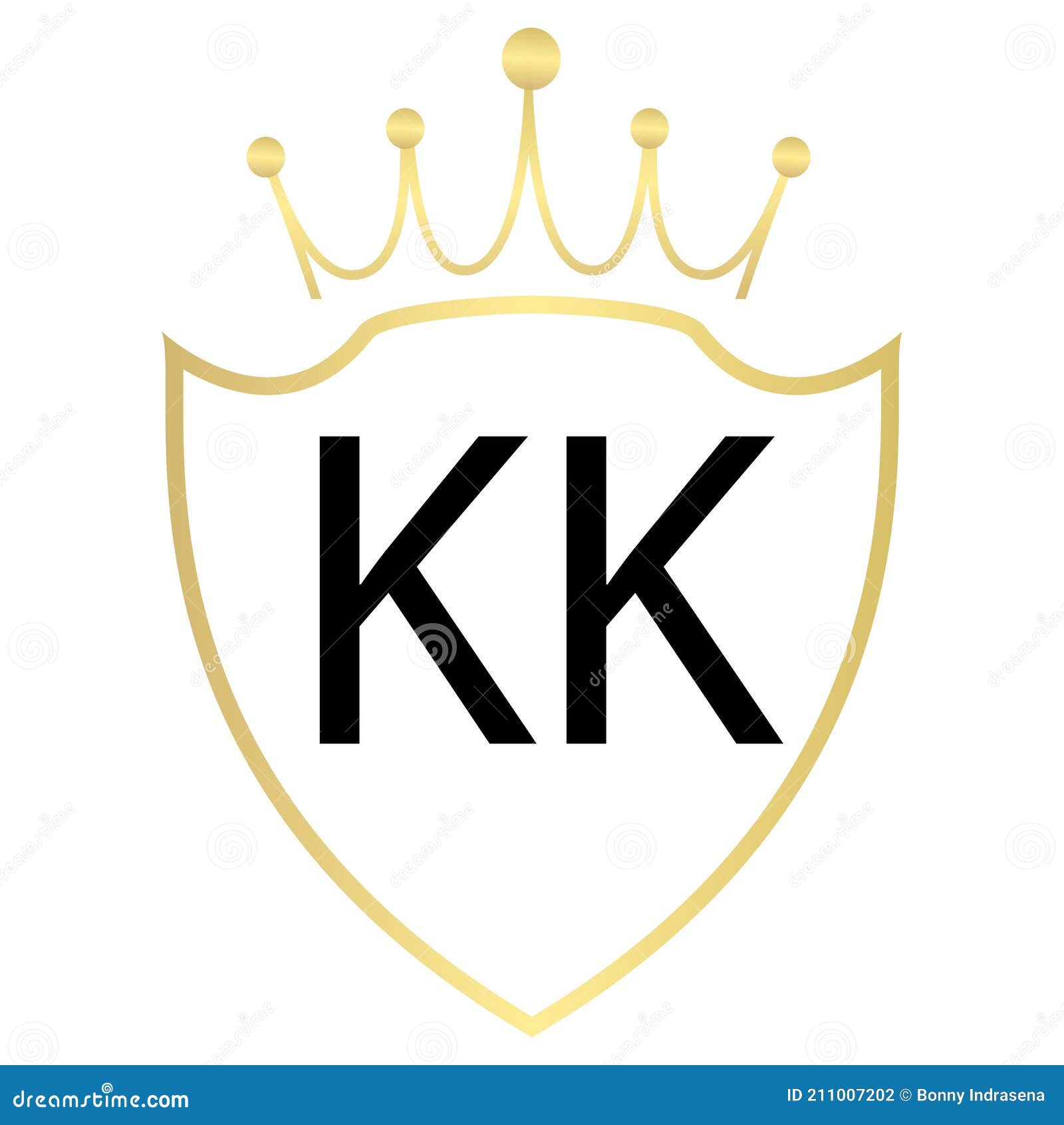 KK Letter Logo Design with Simple Style Stock Vector - Illustration of ...