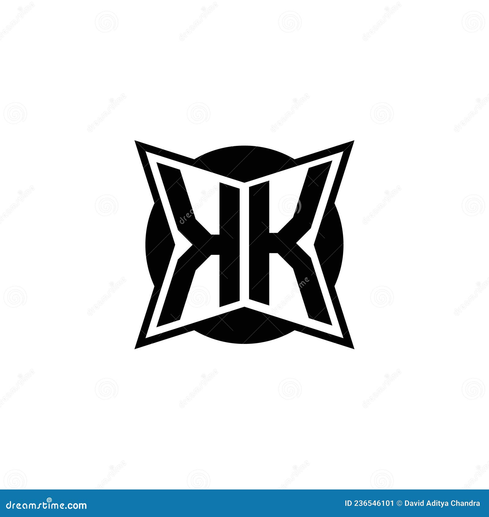 KK Logo Monogram Geometric Modern Design Stock Vector - Illustration of ...