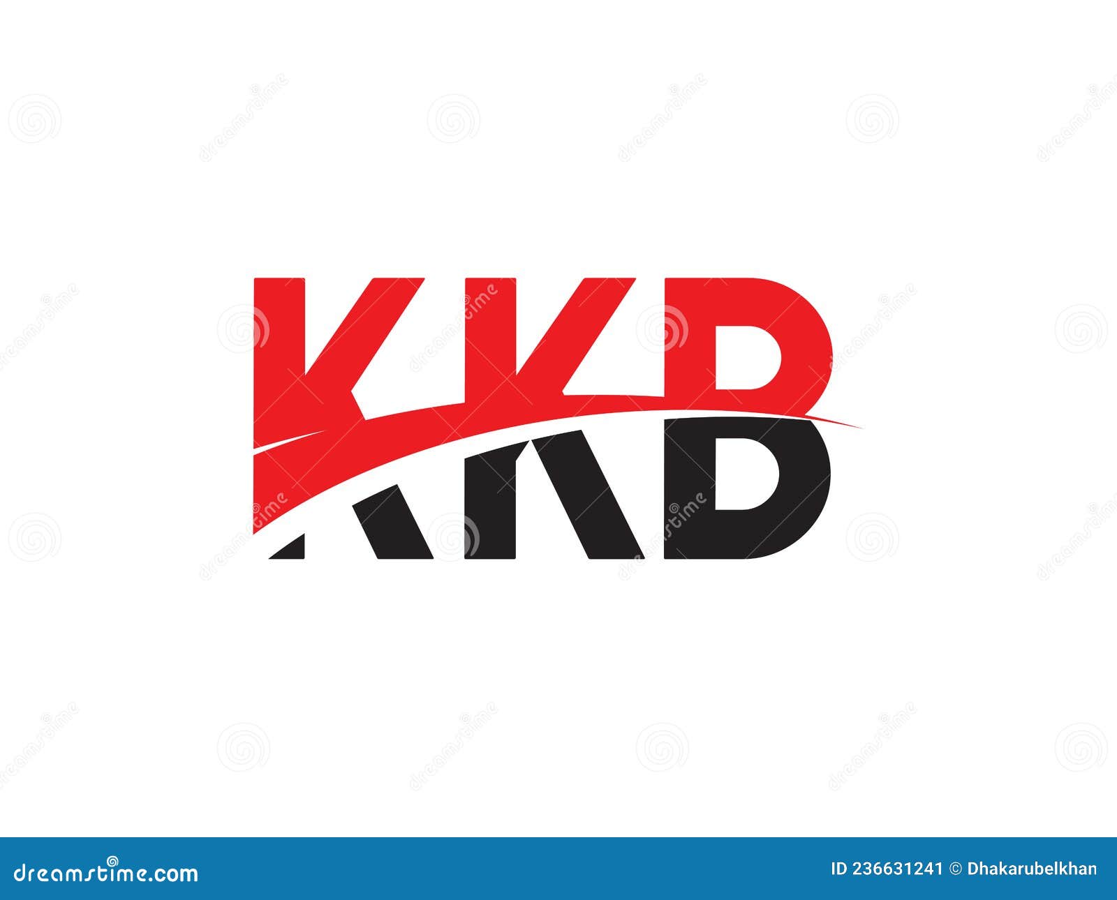 KKB Letter Initial Logo Design Vector Illustration Stock Vector ...