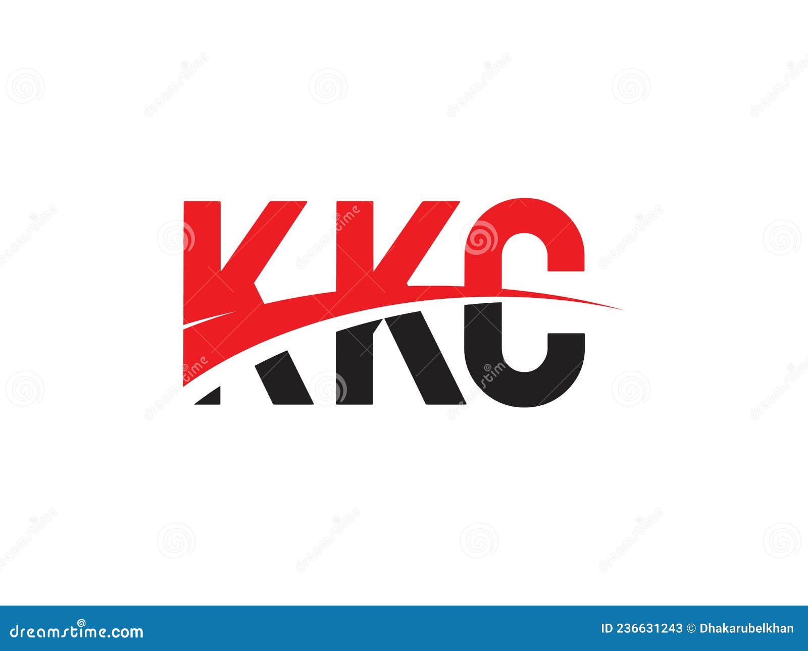 KKC Letter Initial Logo Design Vector Illustration Stock Vector ...