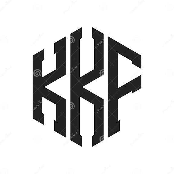 KKF Logo Design. Initial Letter KKF Monogram Logo Using Hexagon Shape ...