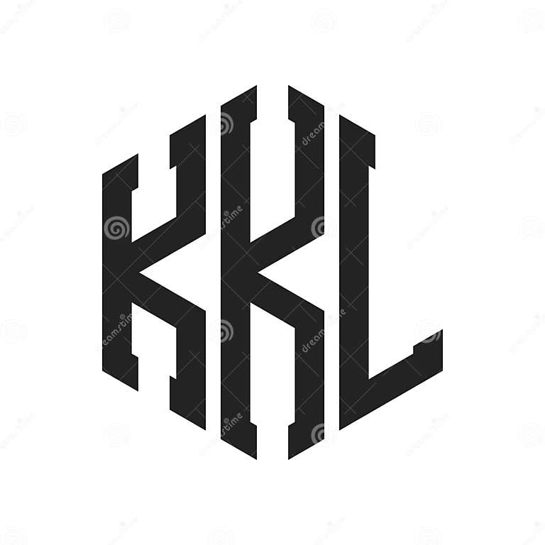 KKL Logo Design. Initial Letter KKL Monogram Logo Using Hexagon Shape ...