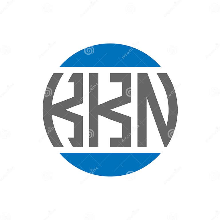 KKN Letter Logo Design on White Background. KKN Creative Initials ...