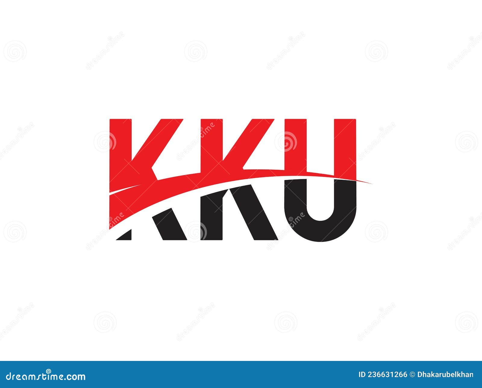 KKU Letter Initial Logo Design Vector Illustration Stock Vector ...