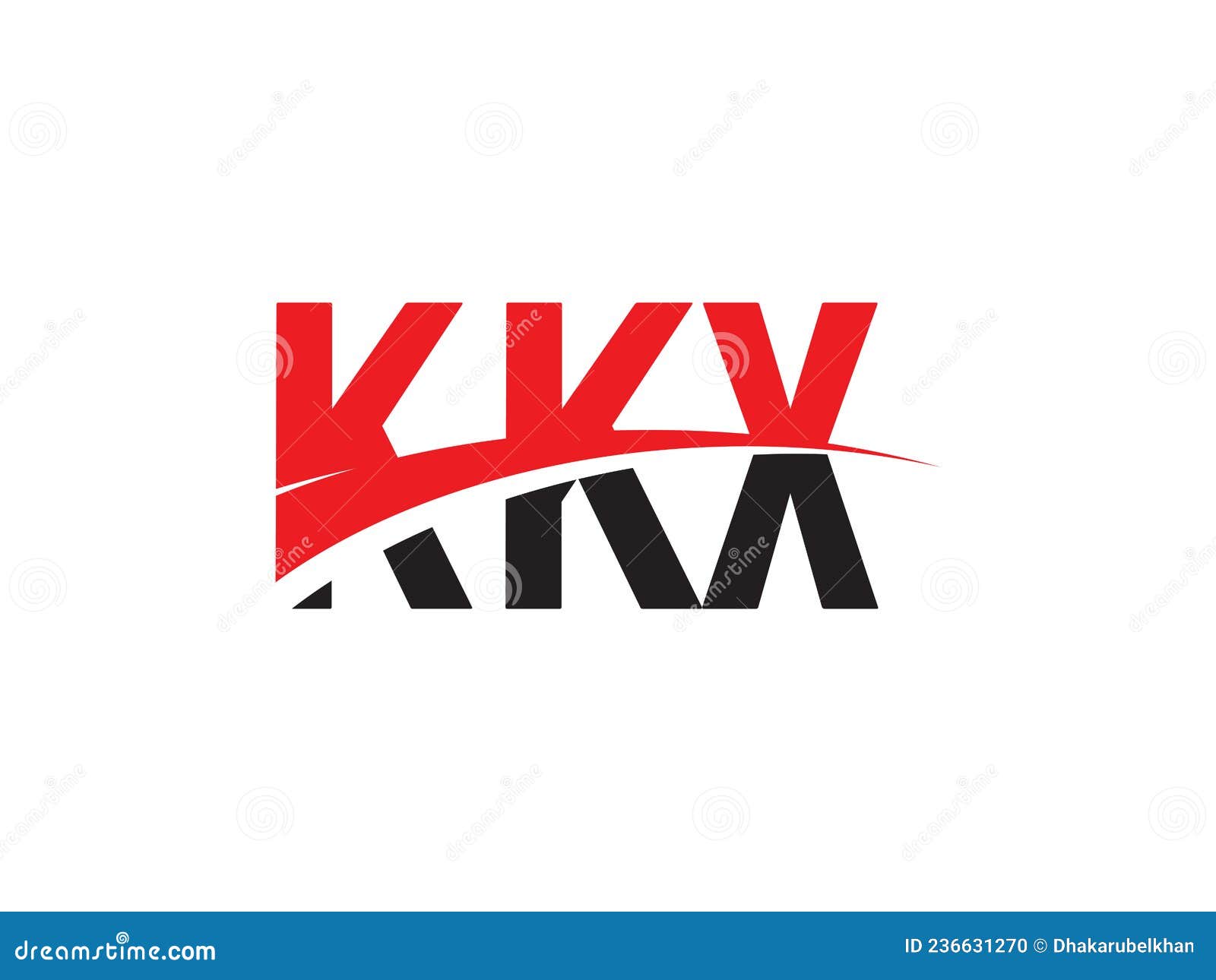 KKX Letter Initial Logo Design Vector Illustration Stock Vector ...