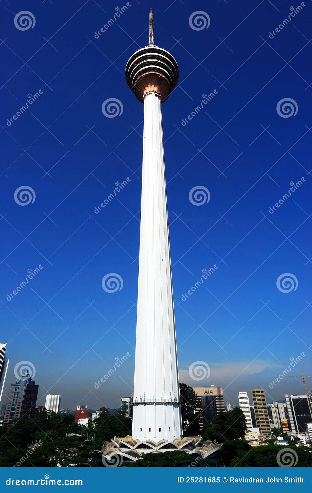 KL tower editorial image. Image of city, malaysia, architecture - 25281685