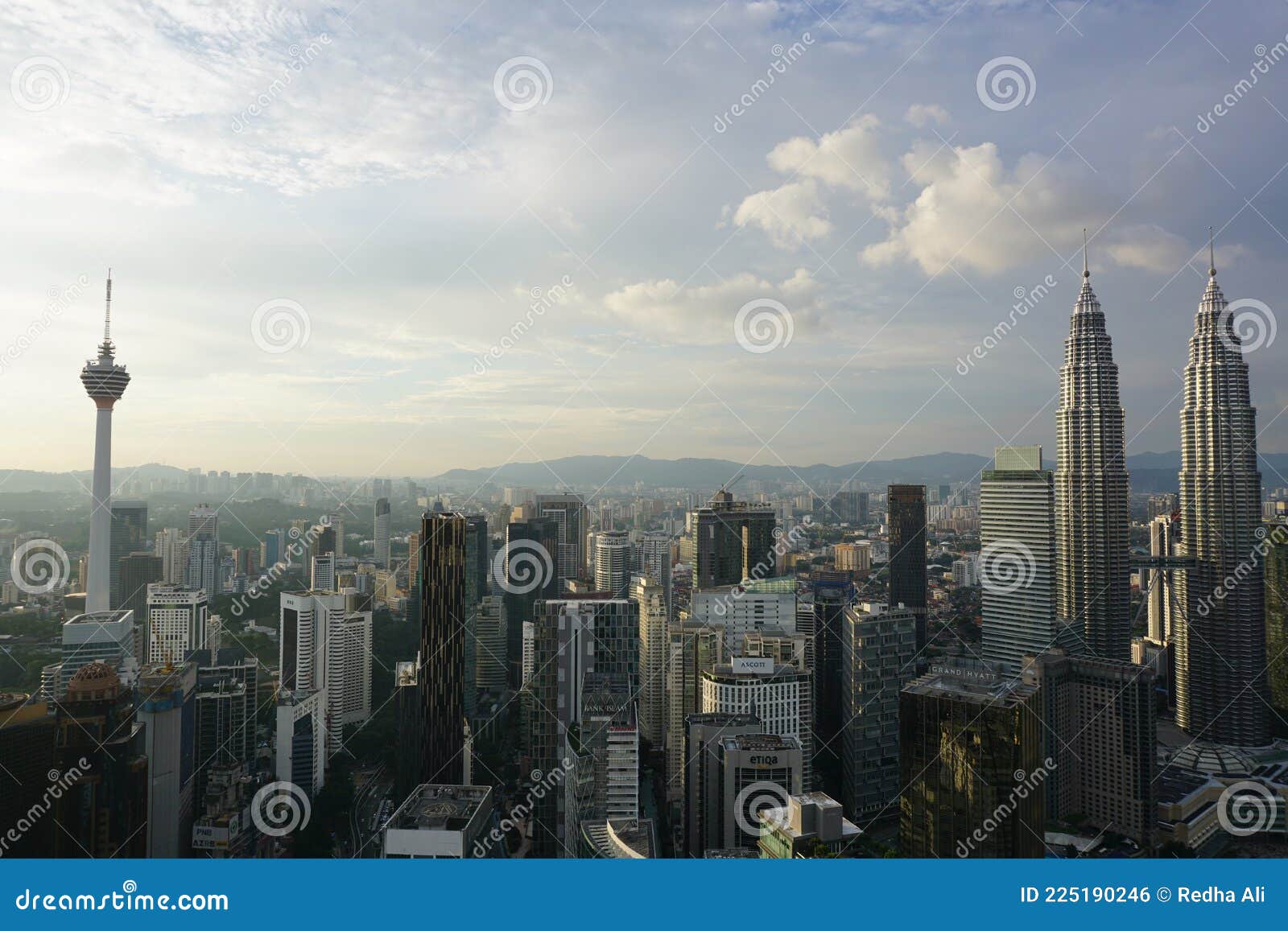 KL Tower and KLCC during the Afternoon Editorial Photo - Image of ...