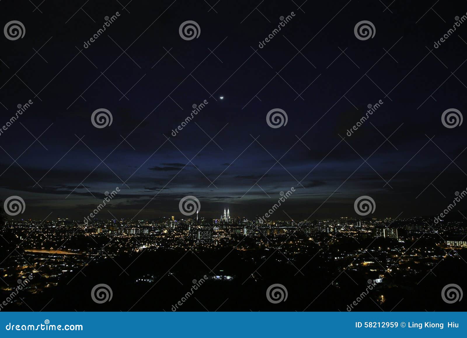 KL tower and KLCC stock image. Image of horizon, skyscraper - 58212959
