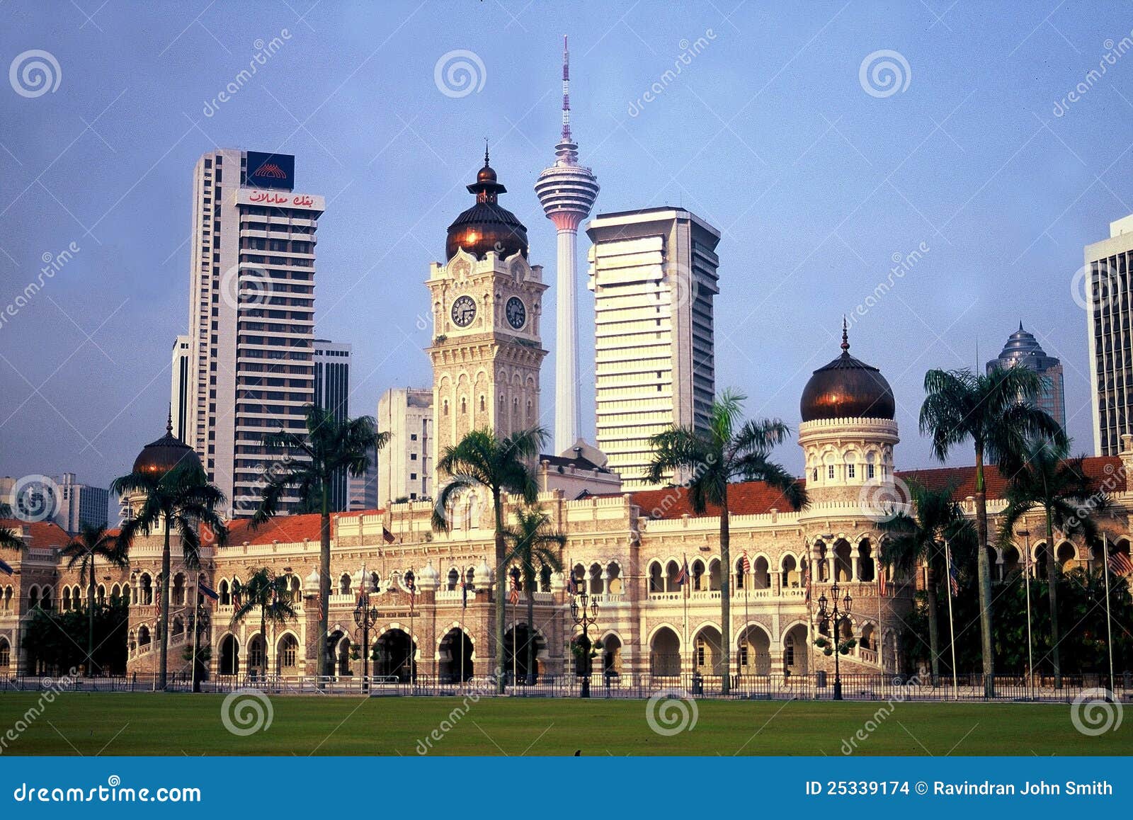 KL Tower and Sultan Abdul Samad Building Editorial Stock Image - Image ...