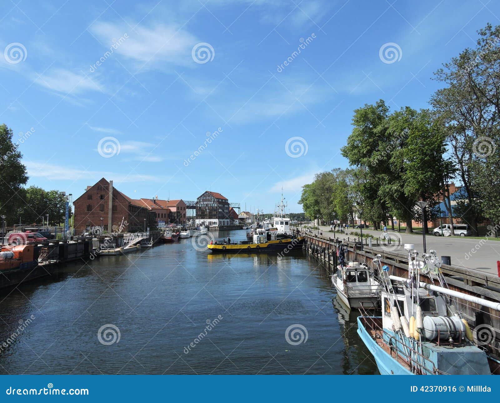 Klaipeda City Harbour, Lithuania Editorial Photo - Image of coast ...