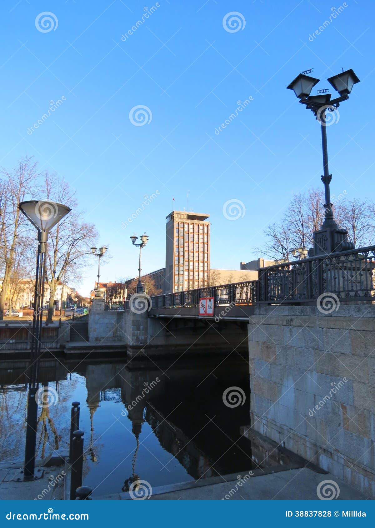 Klaipeda city, Lithuania stock photo. Image of morning - 38837828