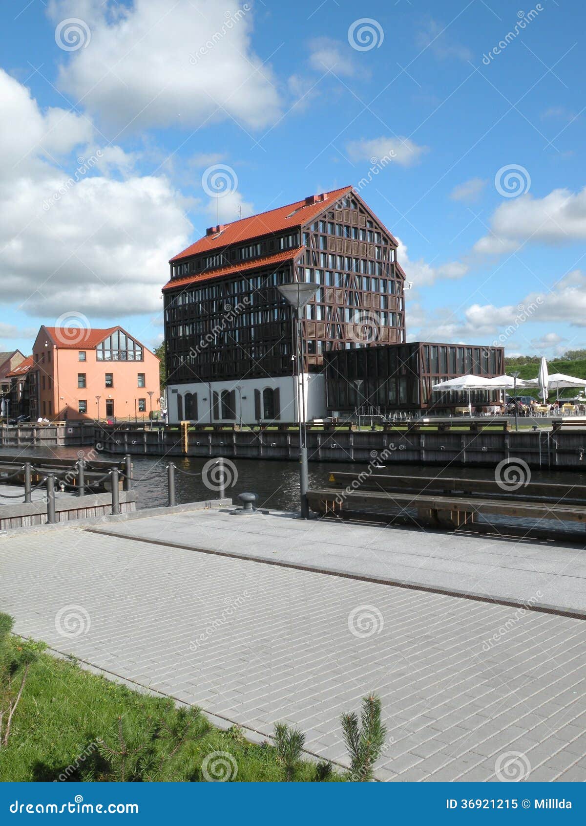 Klaipeda city, Lithuania stock image. Image of sunny - 36921215