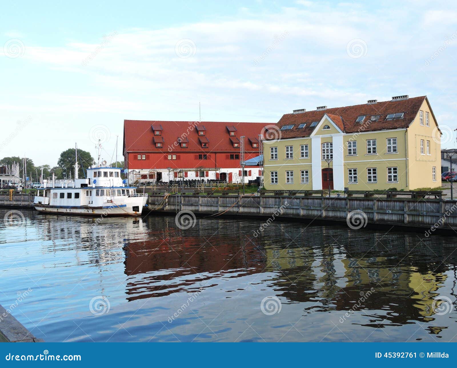 Klaipeda city, Lithuania stock image. Image of houses - 45392761