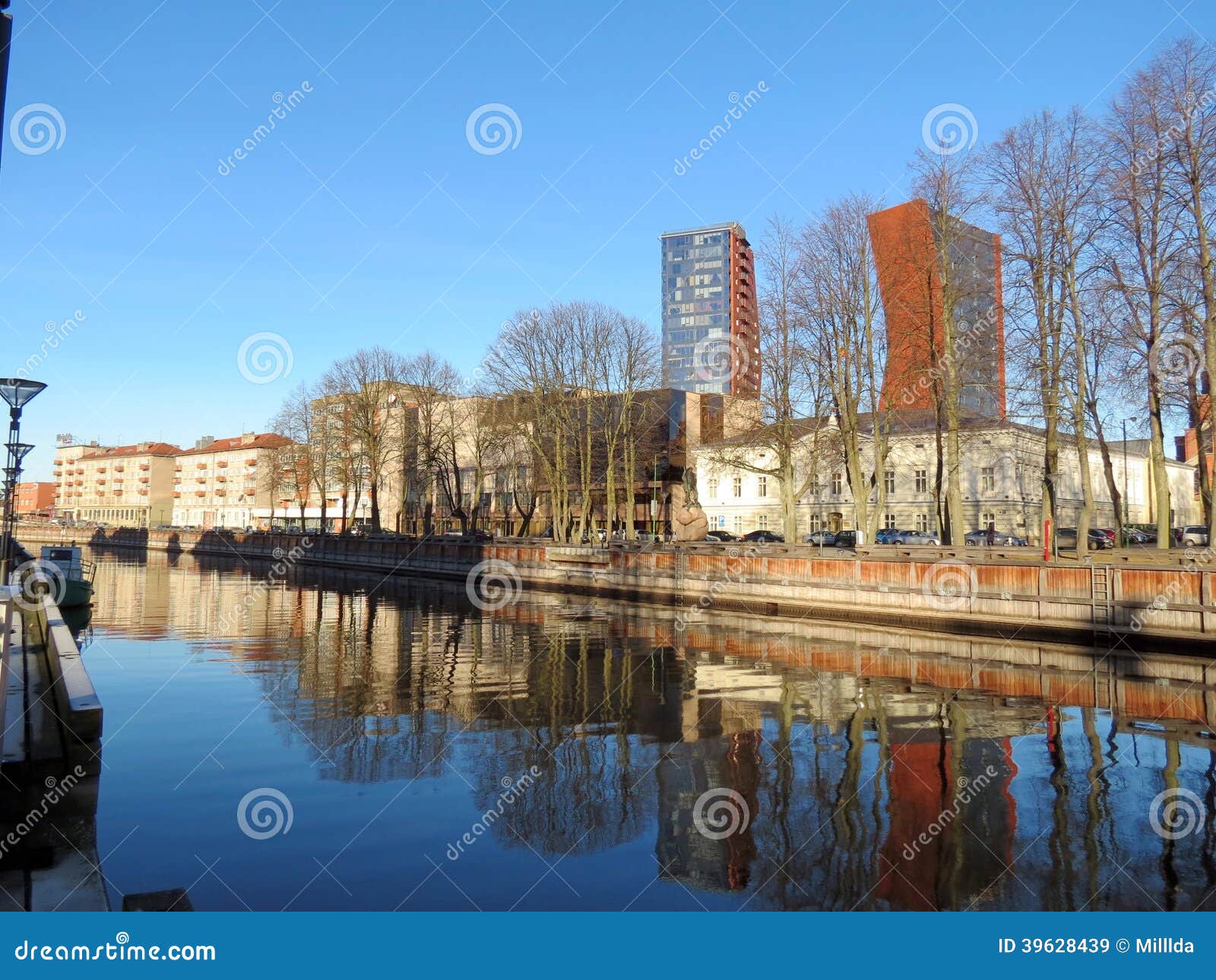 Klaipeda city, Lithuania stock image. Image of europe - 39628439