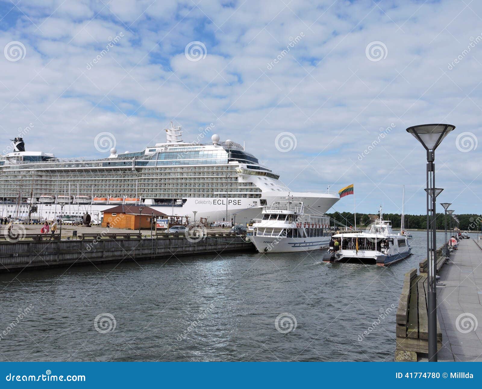 Klaipeda City Marina, Lithuania Editorial Image - Image of flag, giant ...