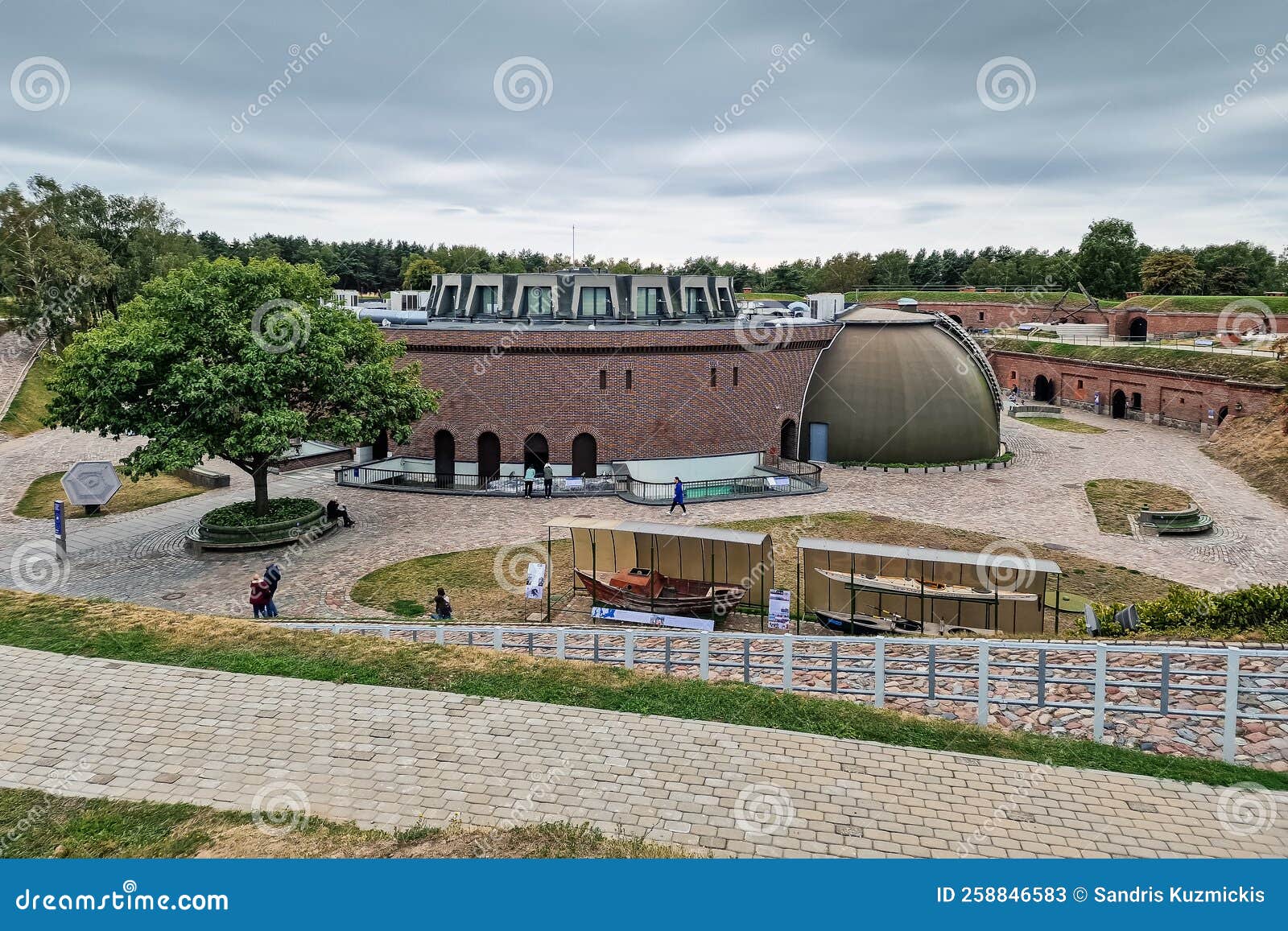 Klaipeda, Lithuania - September 10, 2022: Kopgalis Fortress, Lithuanian ... Klaipeda, Lithuania - September 10, 2022: Kopgalis Fortress, Lithuanian ...