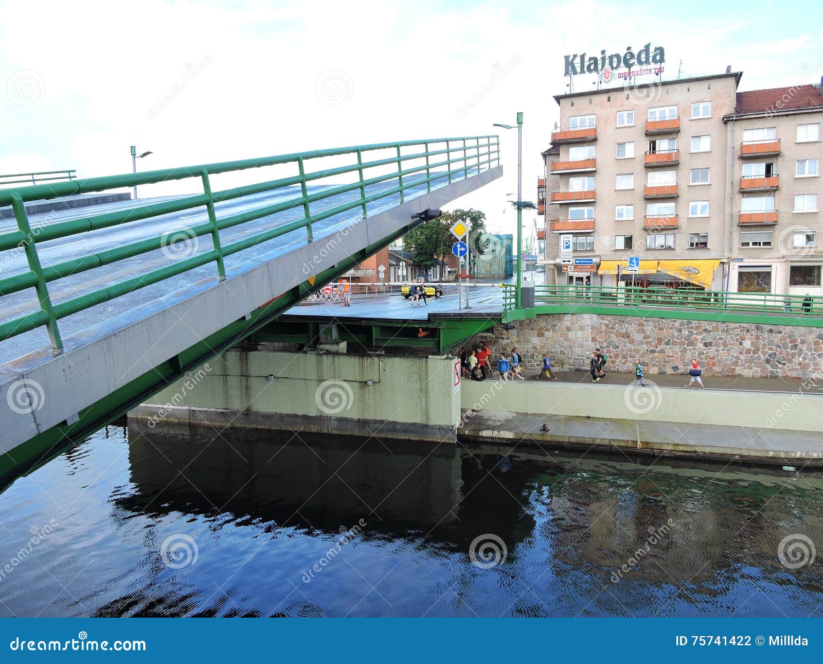 Klaipeda town, Lithuania editorial photography. Image of background ...
